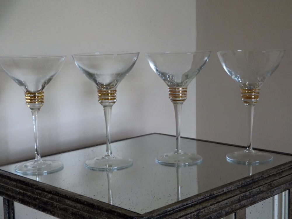 Capri Cocktail Glasses (4) - Interior Designs Sussex